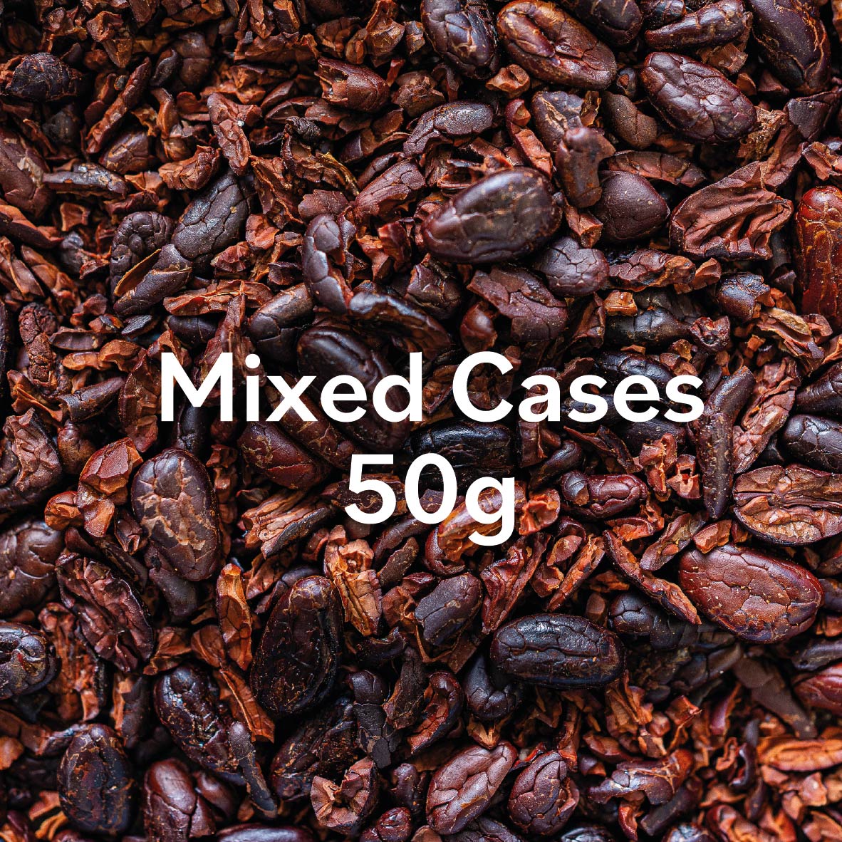 Mixed Cases 50g Bars [Case of 5 x 2 origins] £ inc VAT – Darkroom Chocolate